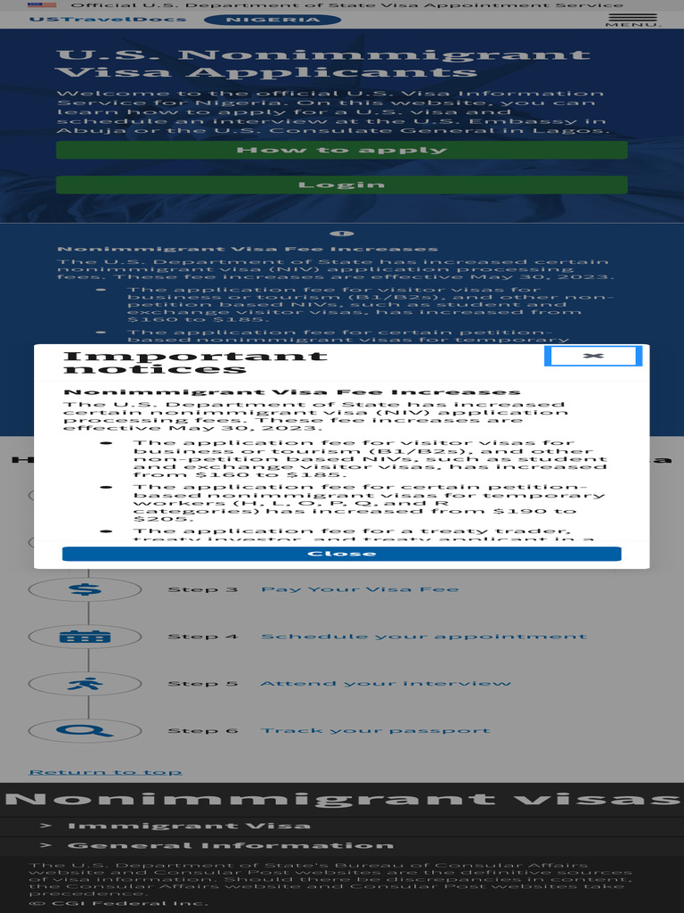 USTravel Docs | PDF | Travel Visa | Consul (Representative)