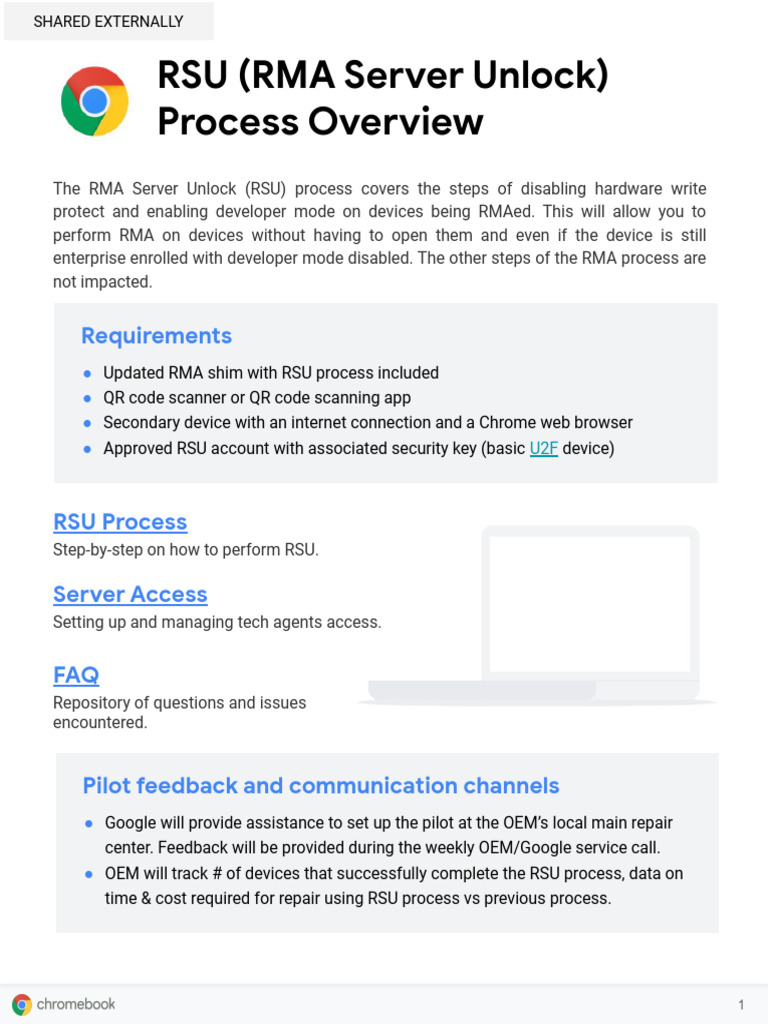 RSU Process Overview | PDF | Chromebook | Tablet Computer