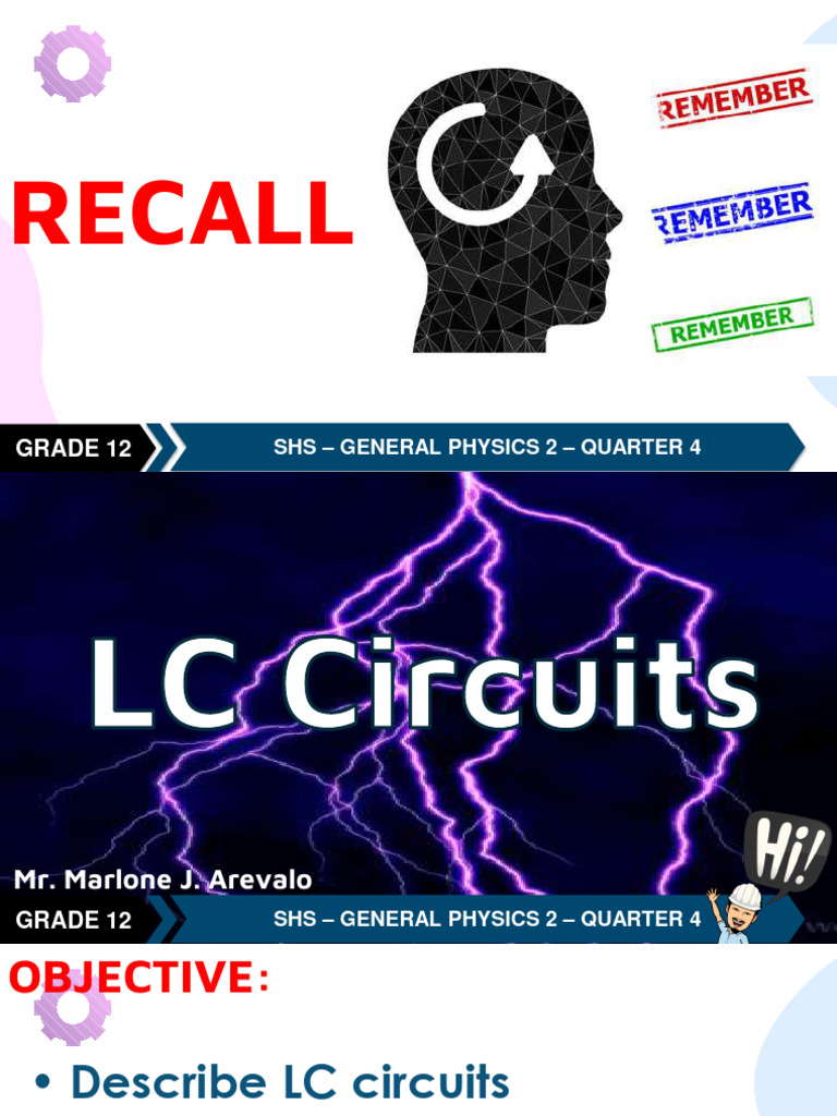 LC Circuits | PDF | Inductance | Resonance