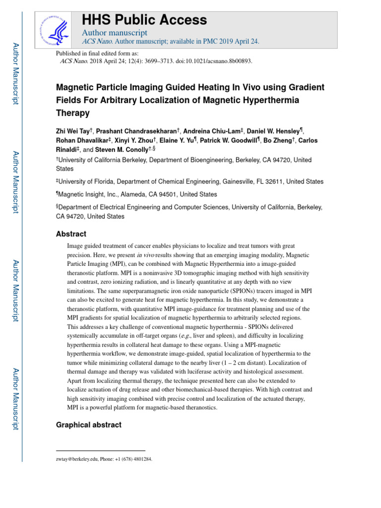 Nihms 973819 | PDF | Medical Imaging | Magnetic Resonance Imaging