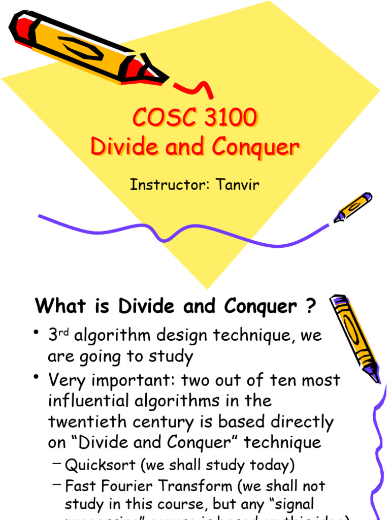 DivideAndConquerFin | PDF | Computer Science | Mathematical Logic