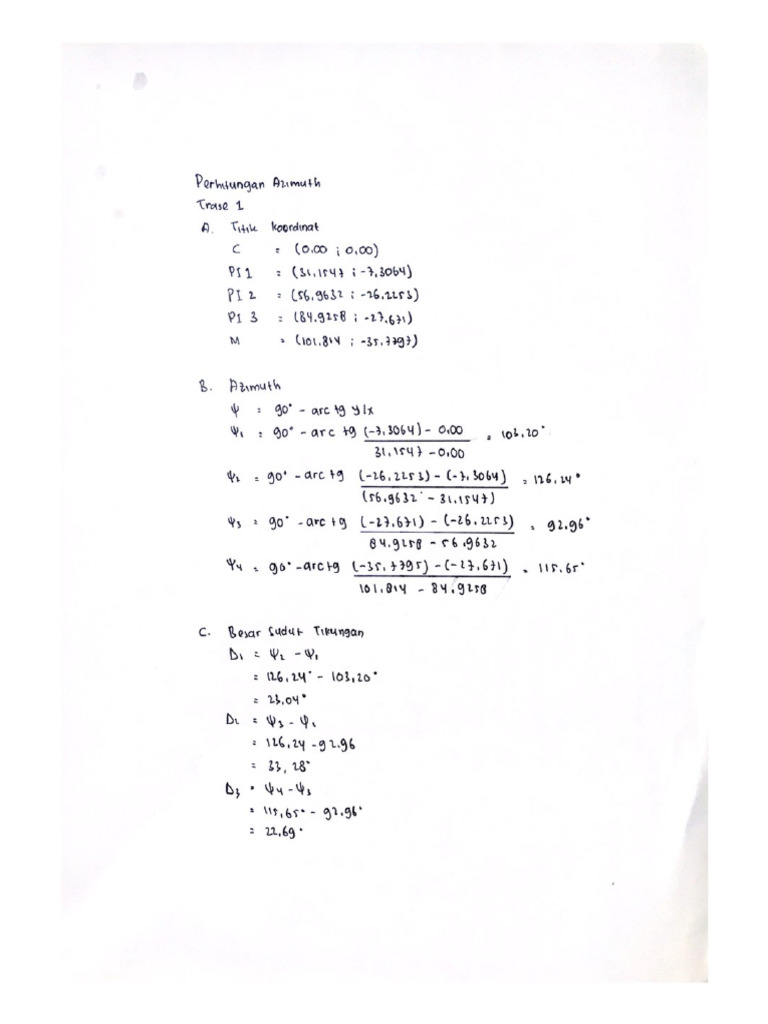 Analisa Azimuth K 31 Pdf