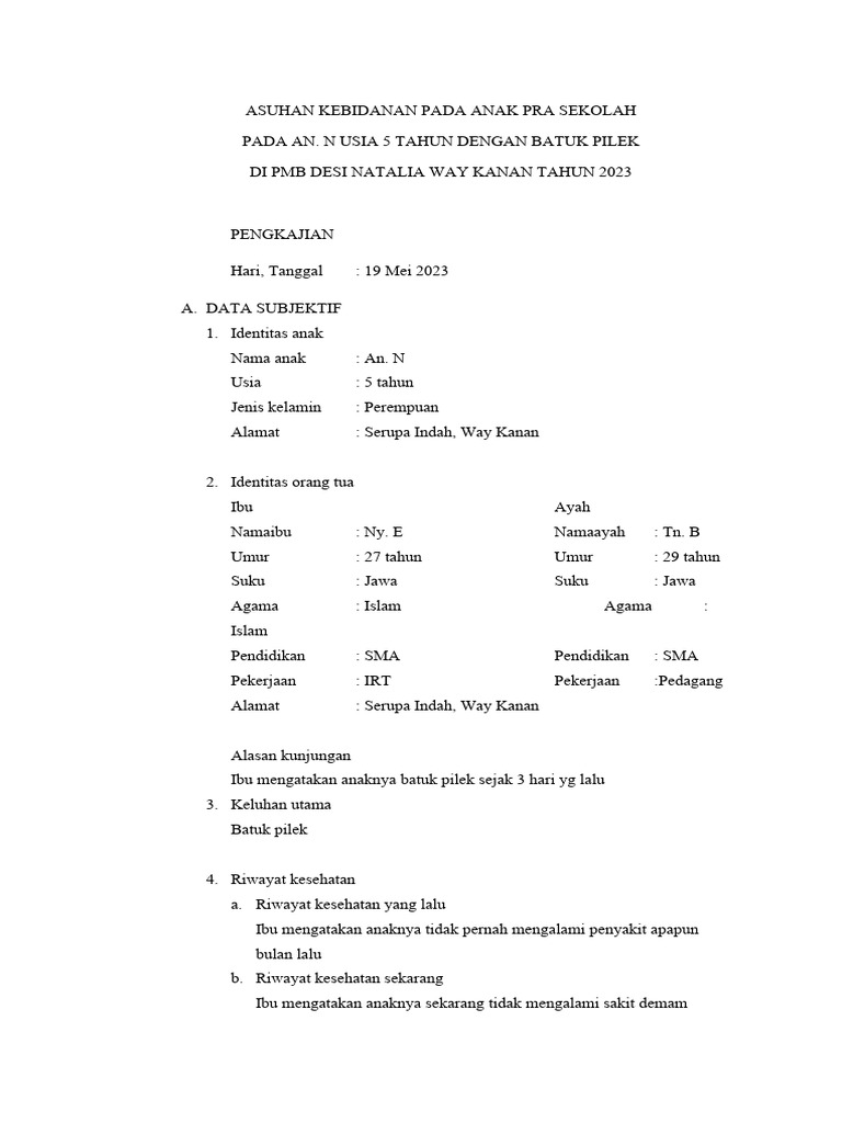 19-05-23 Anpras - Batuk Pilek | PDF