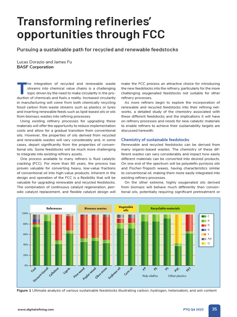 Basf Transforming Refineries Opportunities Through FCC | PDF | Cracking ...