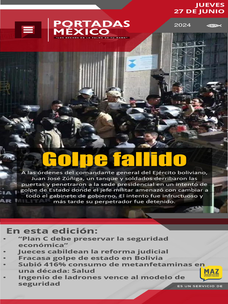 Portadas México 270624 | PDF | México