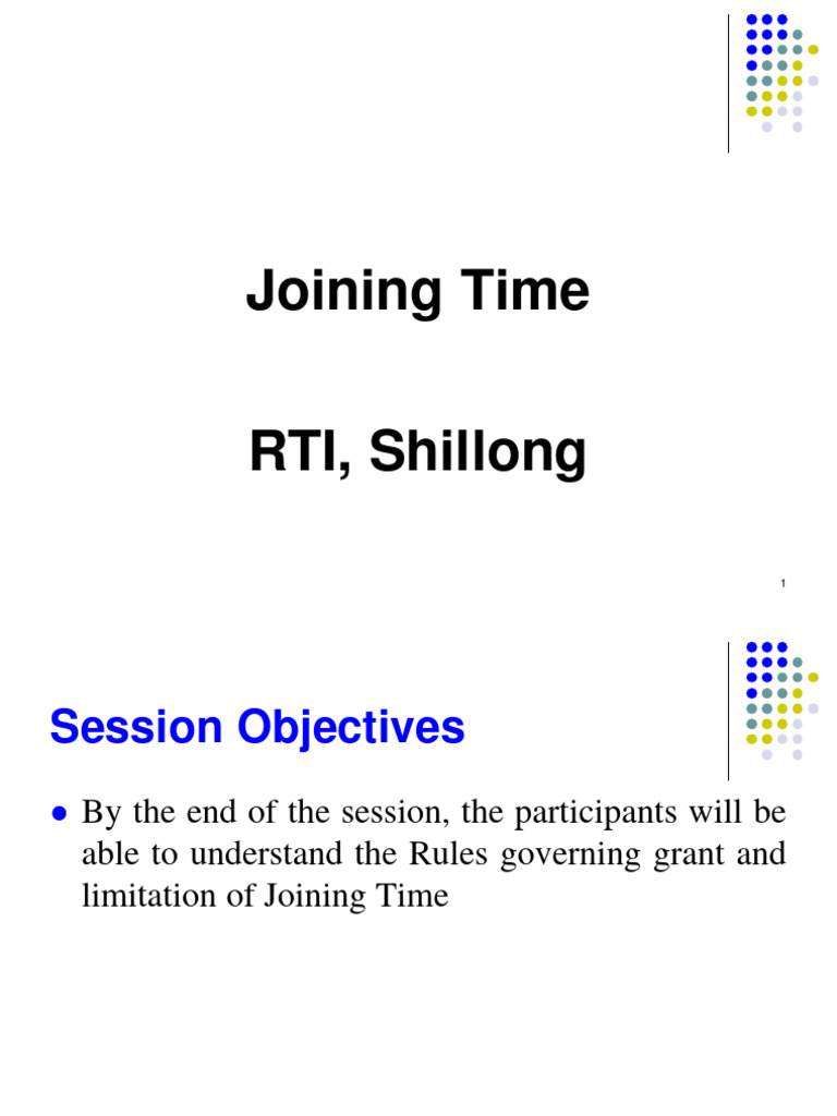 221300_Joining Time Rules | PDF | Justice | Crime & Violence