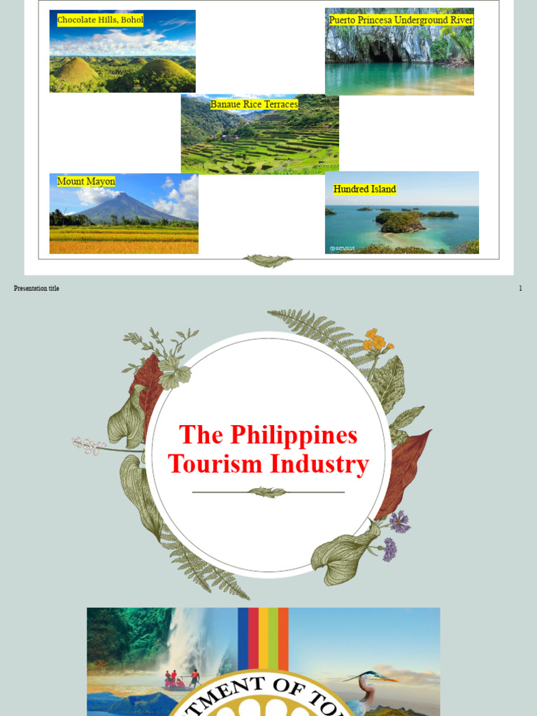 Philippine Tourism Industry Overview | PDF | Tourism | Economies
