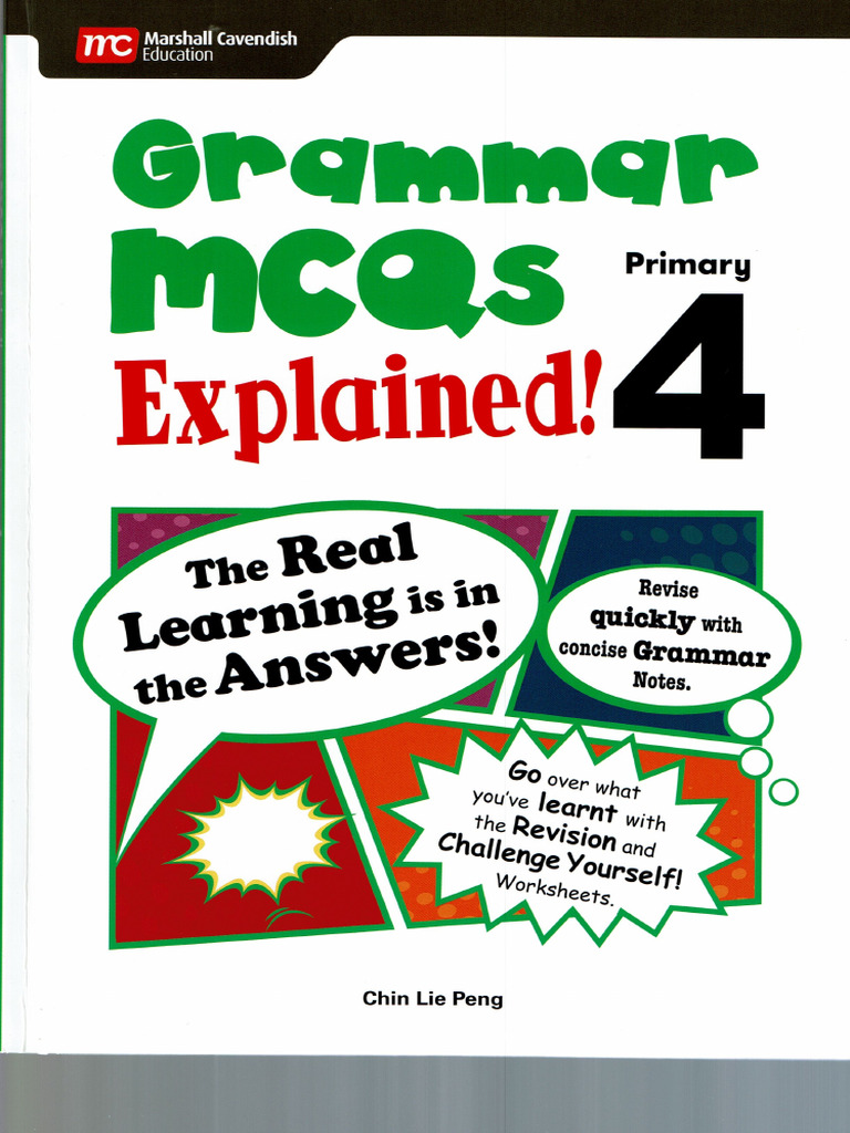 Grammar MCQs Explained P4 | PDF