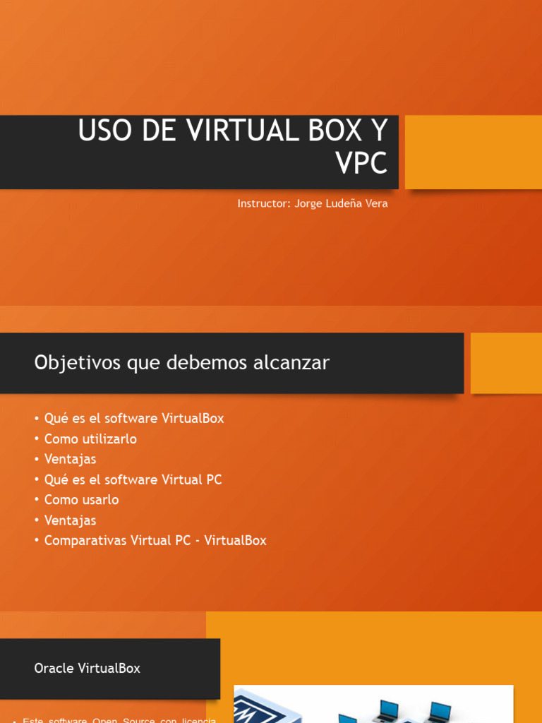 Uso de Virtual Box y VPC | PDF | Software del sistema | Ciencias de la Computación