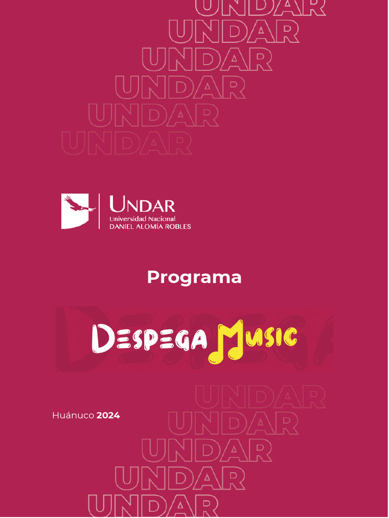 Programa Despega Music | PDF | Business | Musicología