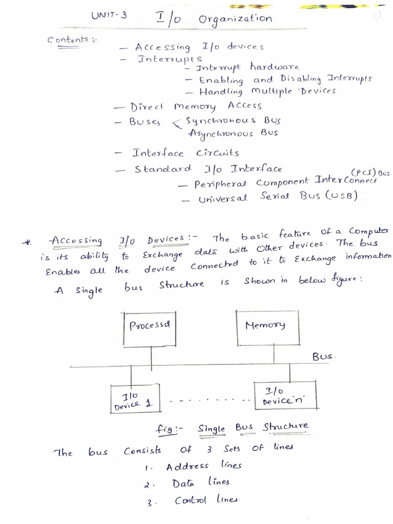 Coa Unit-4 Notes | PDF Coa Unit-4 Notes | PDF