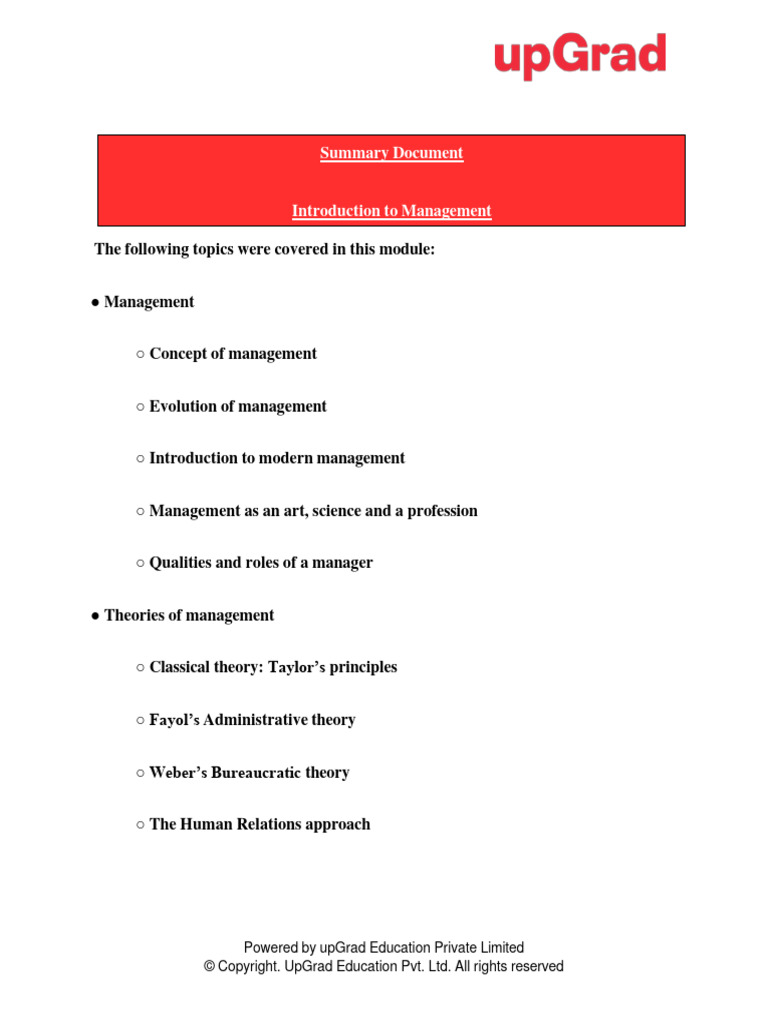 Management Up Man | PDF | System | Bureaucracy