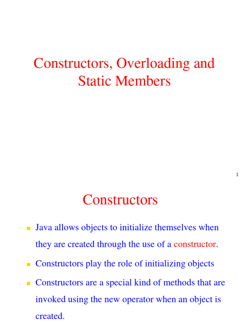 Session 3 Notes Pdf Constructor Object Oriented Programming Programming