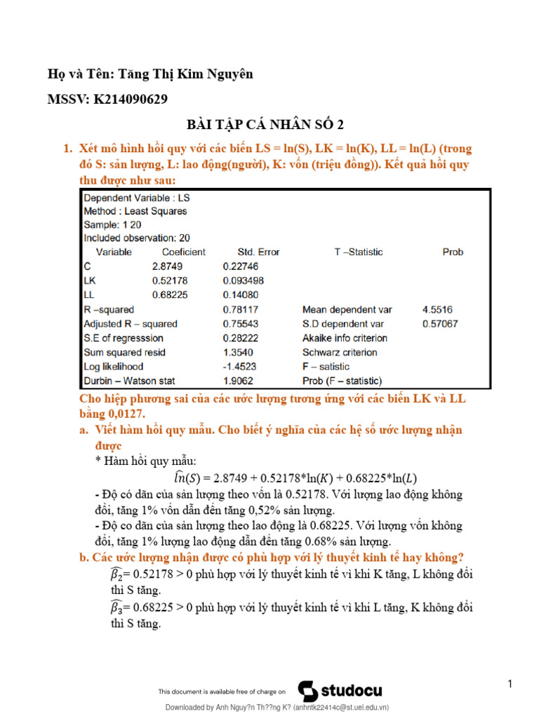 Kinh Te Luong Co Uyen TL | PDF