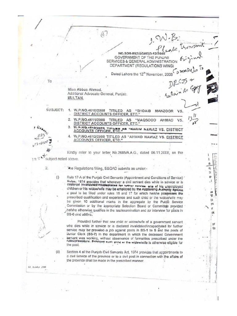 Rules and Notifications About 17 A | PDF