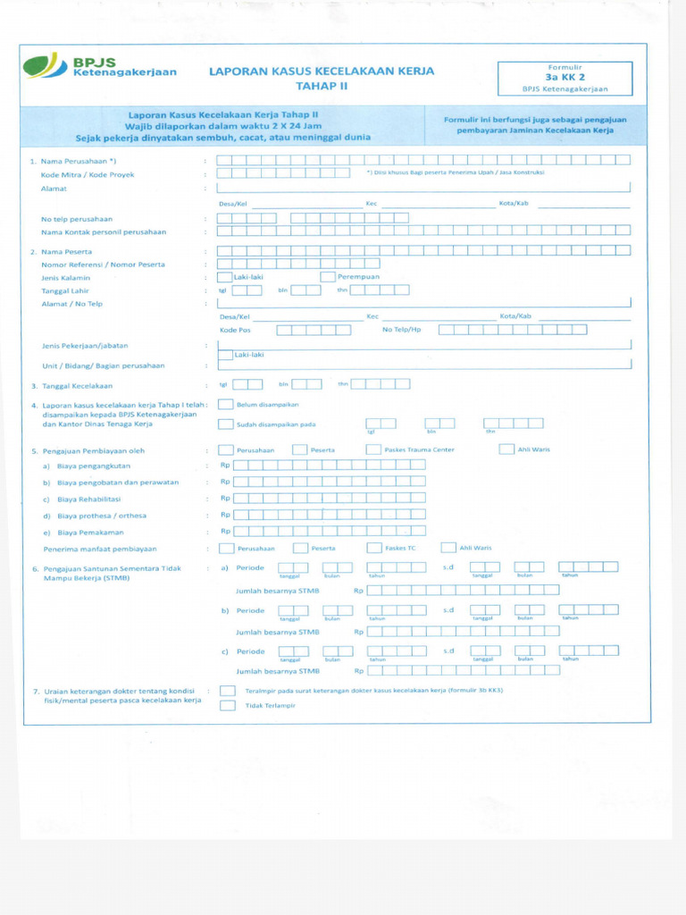 Form Tahap 2 PLKK | PDF