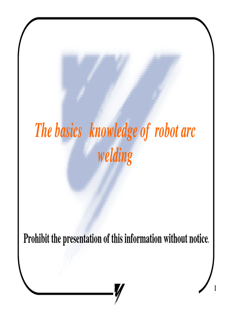 ABC of Welding for Robot_ English | Download Free PDF | Welding | Construction