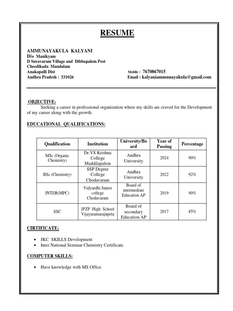 RESUME | Download Free PDF | Learning | Cognition