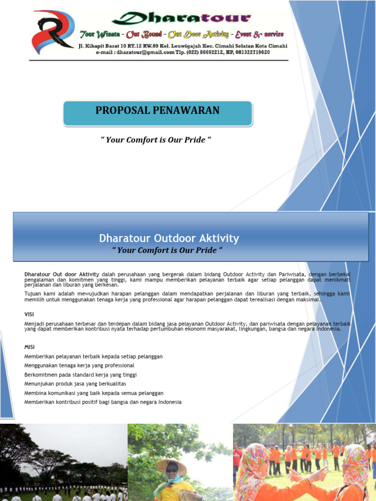 desain program Out Bound Training | PDF