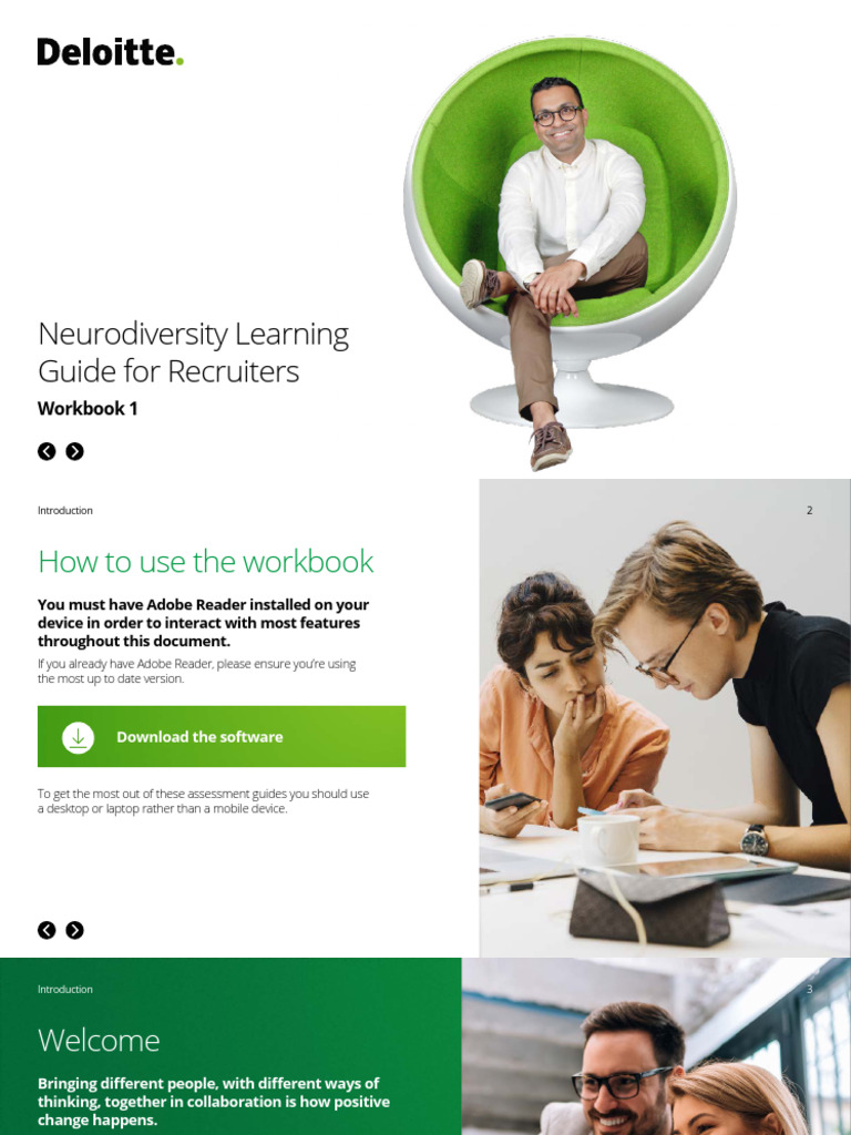 Deloitte Uk Neurodiversity Learning Guide For Recruiters 1 | PDF ...