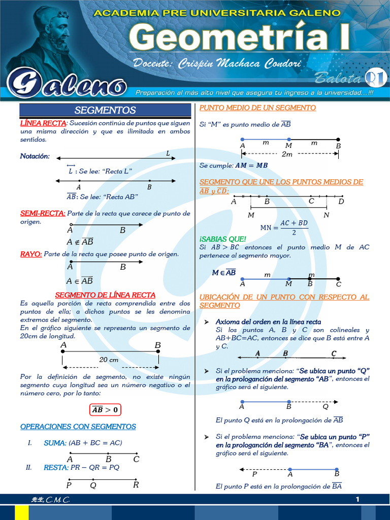 Semana 01 Segmentos | PDF | Objetos matemáticos | Euclides