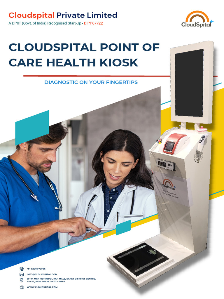 Cloudspital Point of care Health Kiosk | PDF | Lipoprotein | Fat