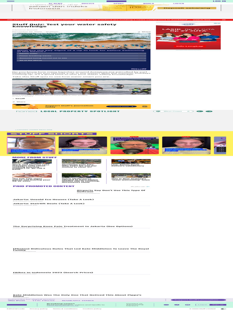 Quiz Test Your Water Safety Knowledge Stuff 2 | PDF