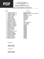 Barangay Directory | PDF