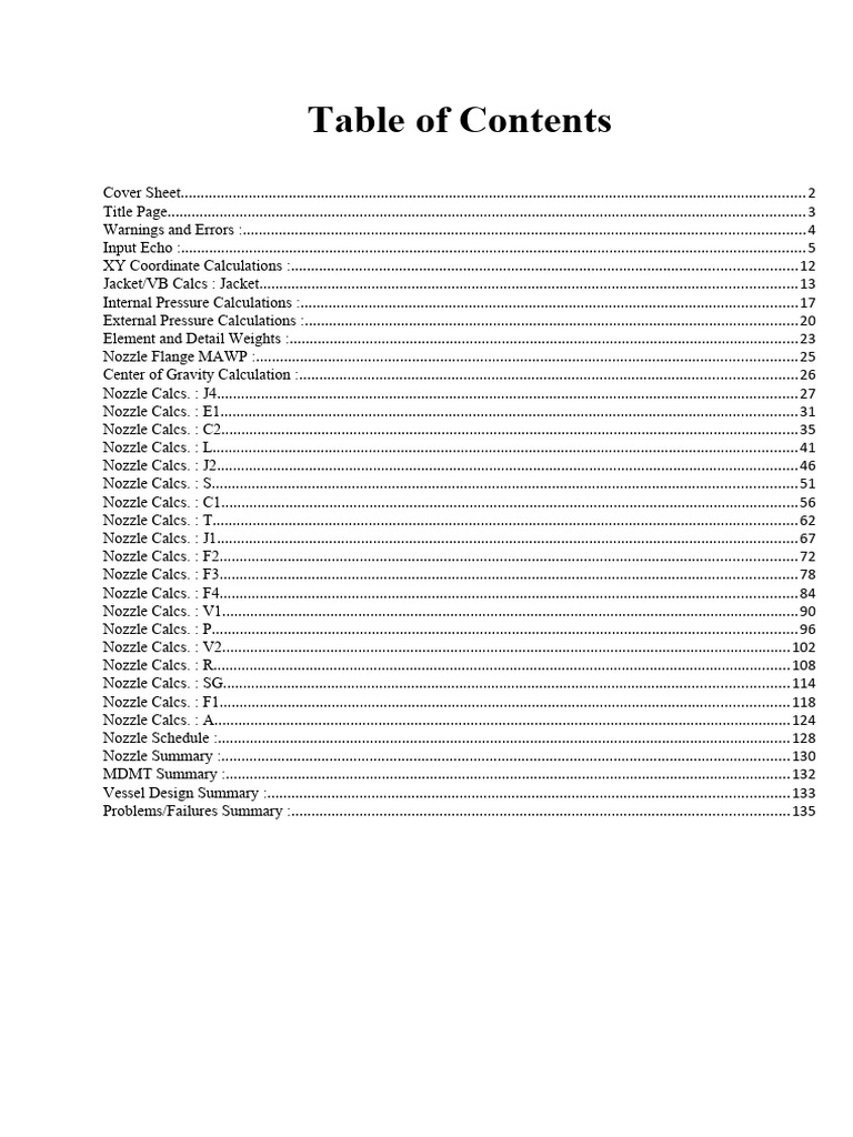 Mechanical Calculation - VR101 MEP Reactor | PDF | Stress (Mechanics) | Wound