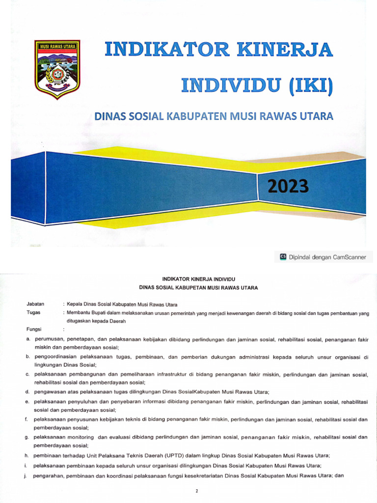 Indikator kinerja individu (IKI) | PDF