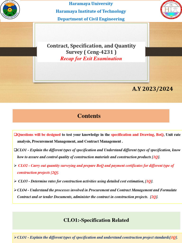 Tutorial For QS | PDF | Specification (Technical Standard) | Business