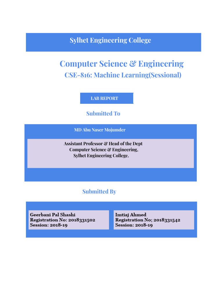 Lab Report - CSE 816 | PDF | Support Vector Machine | Receiver Operating Characteristic