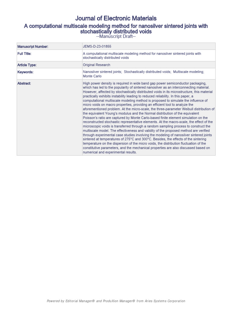 Jems D 23 01855 | PDF | Sintering | Monte Carlo Method