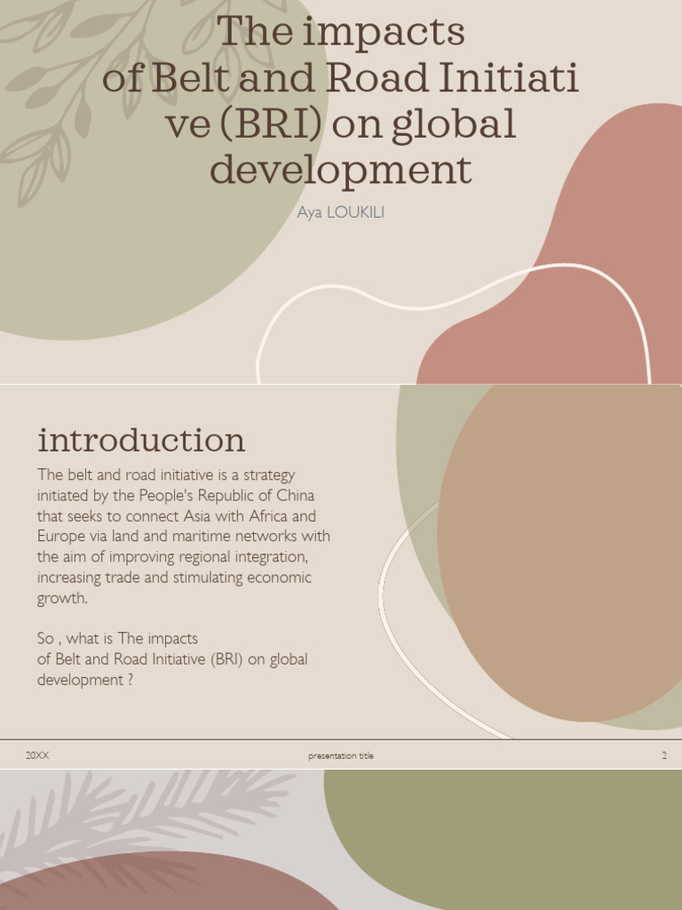 The Impacts of Belt and Road Initiative ( | PDF | Economies ...