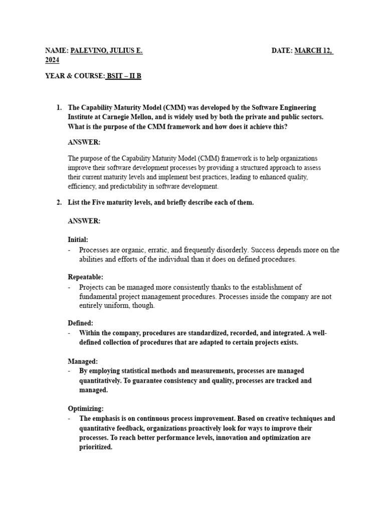 SAD | PDF | Agile Software Development | Information Technology Management