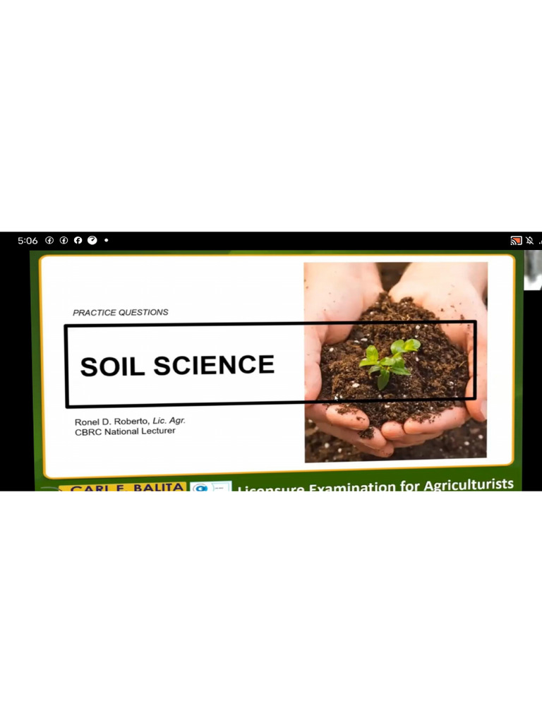 2019 Soil Science BE | PDF