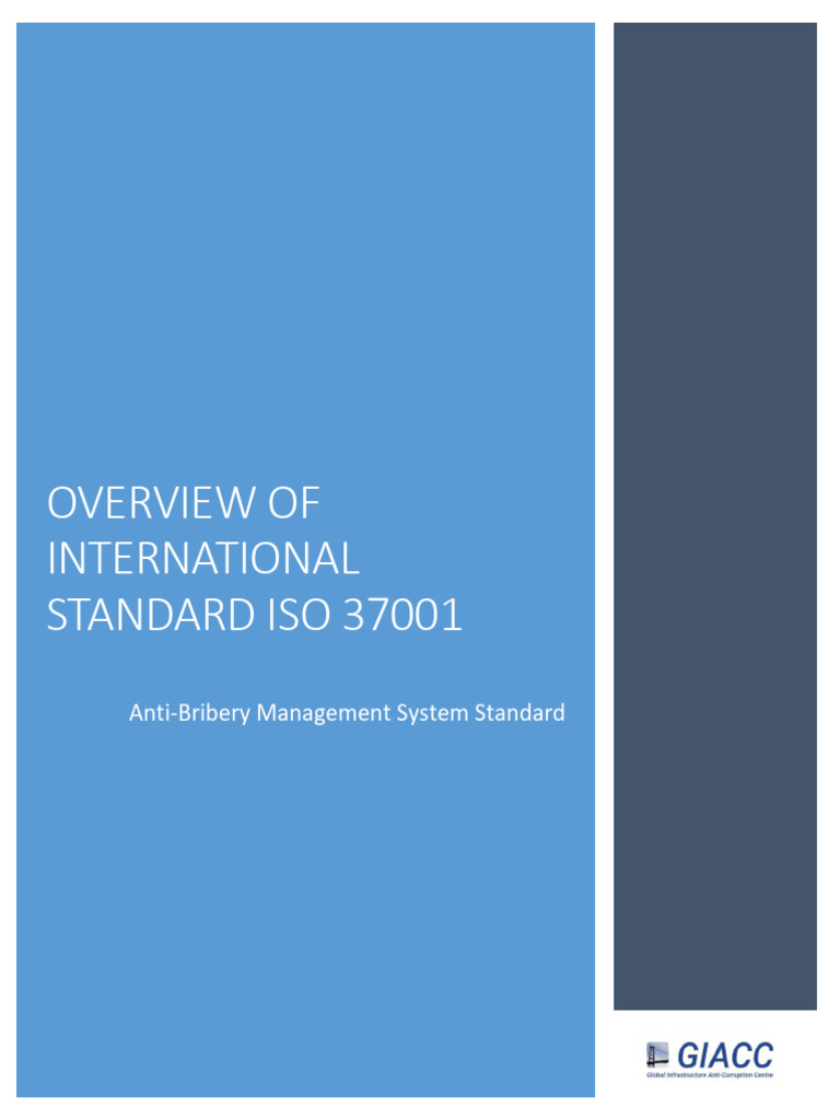 Brochure Iso-37001 English-1 | PDF | Bribery | Regulatory Compliance