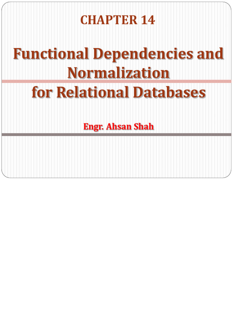 Chapter 14 | PDF | Relational Model | Relational Database