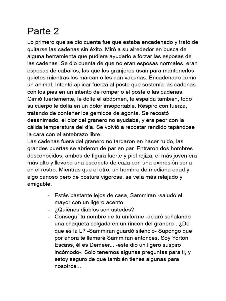 Parte 2 | PDF | Novela negra, policíaca y suspenso | Poesía