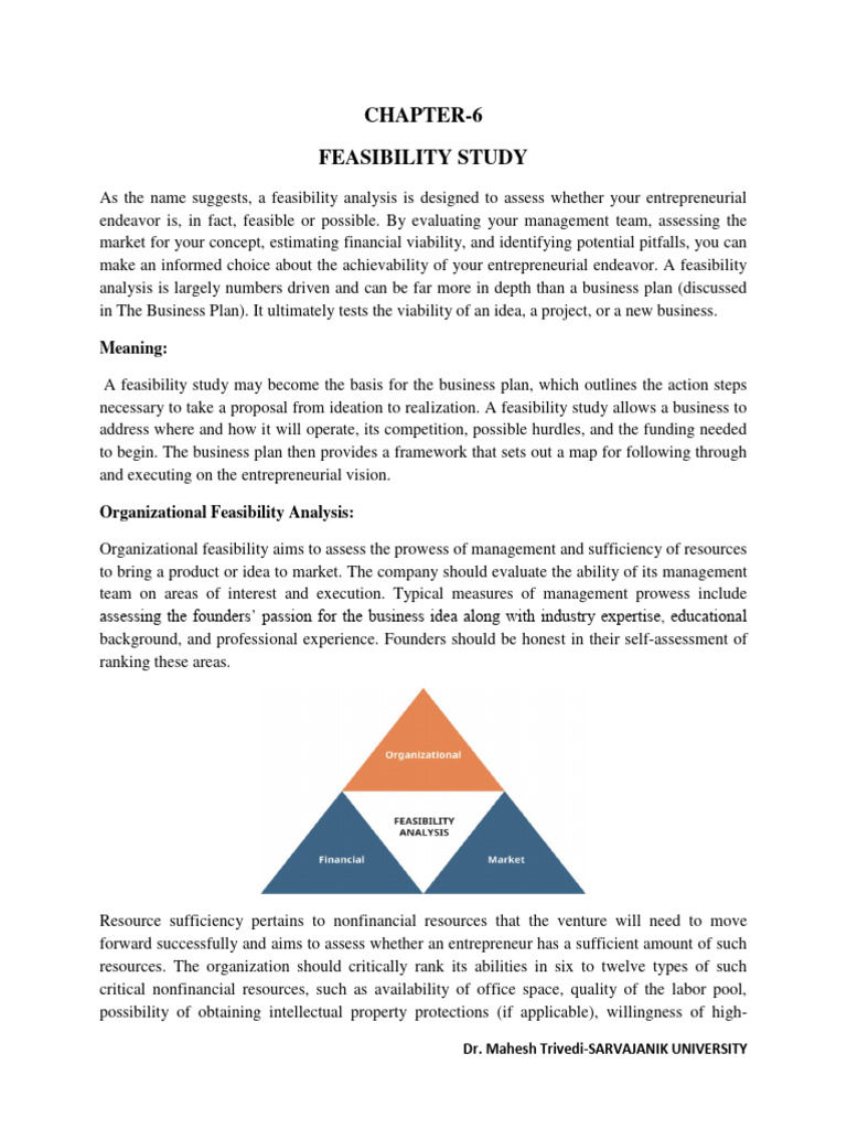 CH - 6 Esp | PDF | Feasibility Study | Expense
