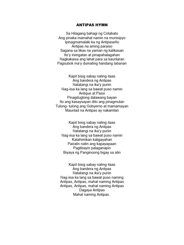 Antipas Hymn | PDF