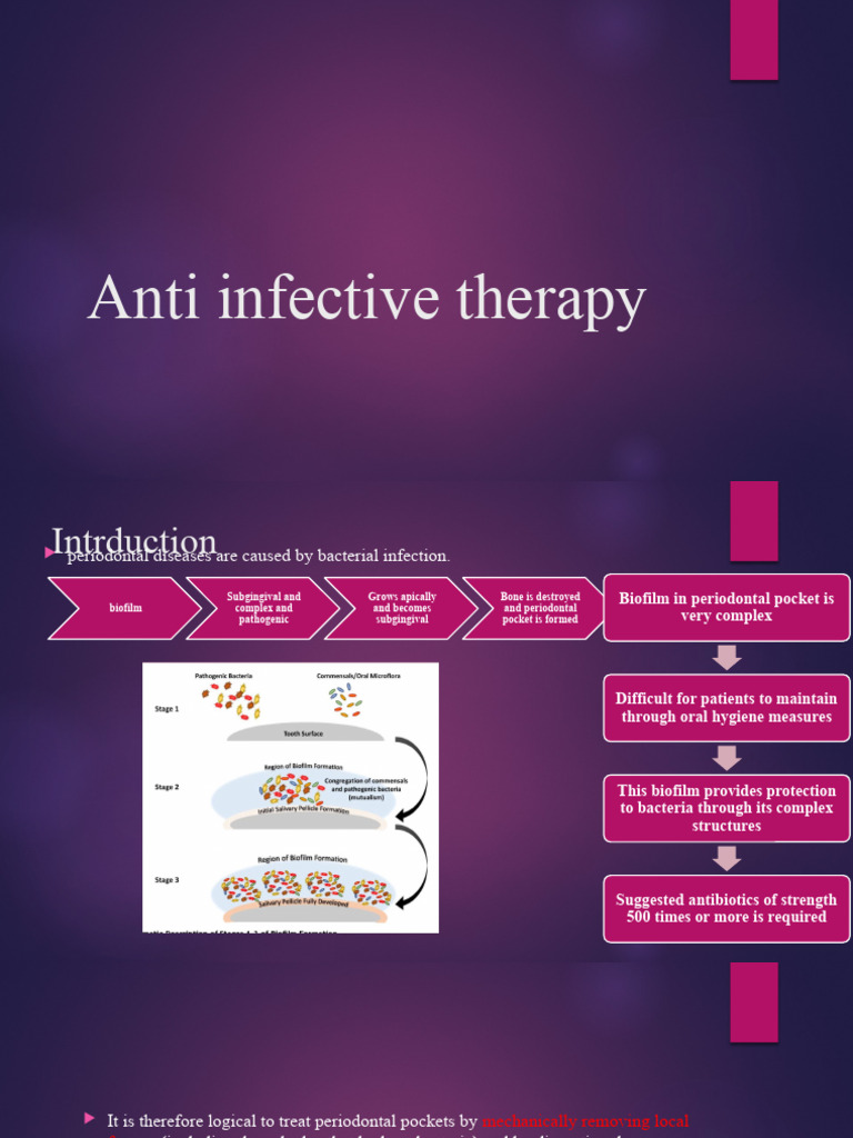 Anti Infective Therapy | PDF | Periodontology | Penicillin