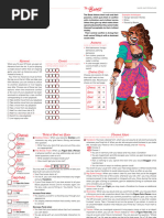 Vampire Revised Quickstart Sheet | PDF