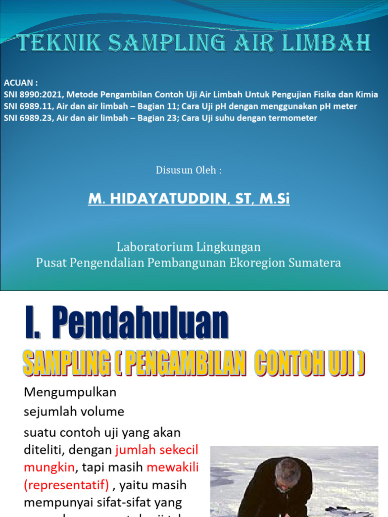 Teknik Sampling Air Limbah | PDF
