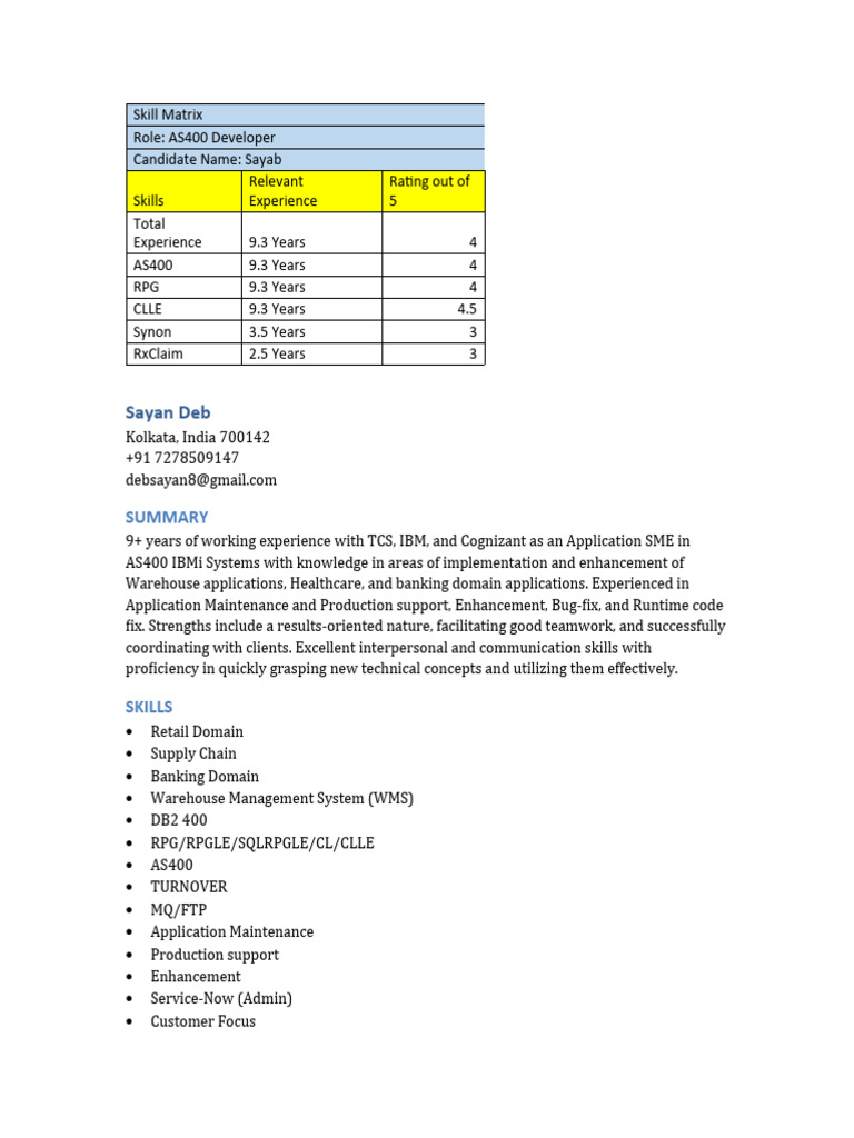 Sayan_Deb_Resume | Download Free PDF | Second Language Acquisition ...