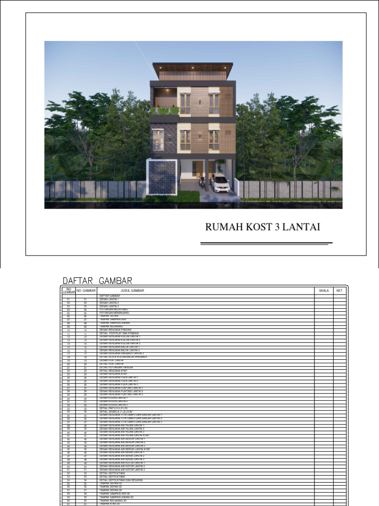 Rumah Kost 3 Lantai | PDF