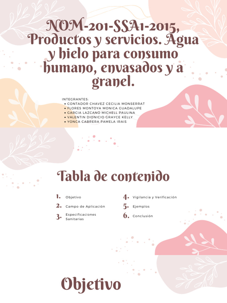 Nom 201 Ssai 2015 | PDF | Agua