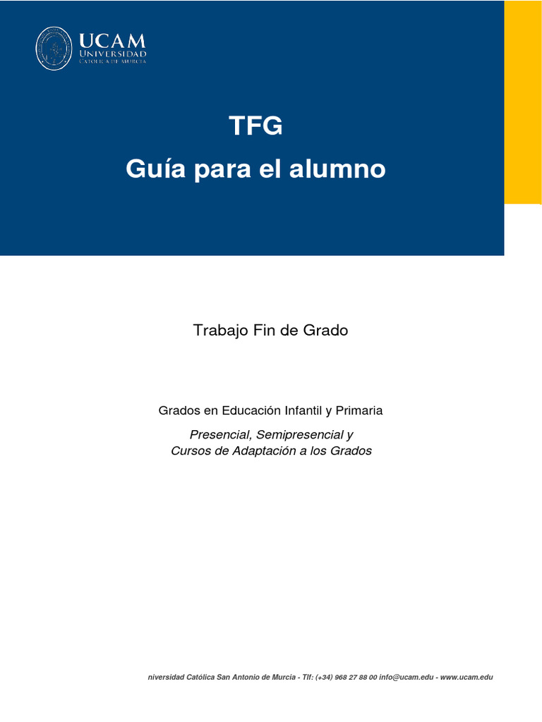 GUIA TFG | PDF | Evaluación | Estilo apa
