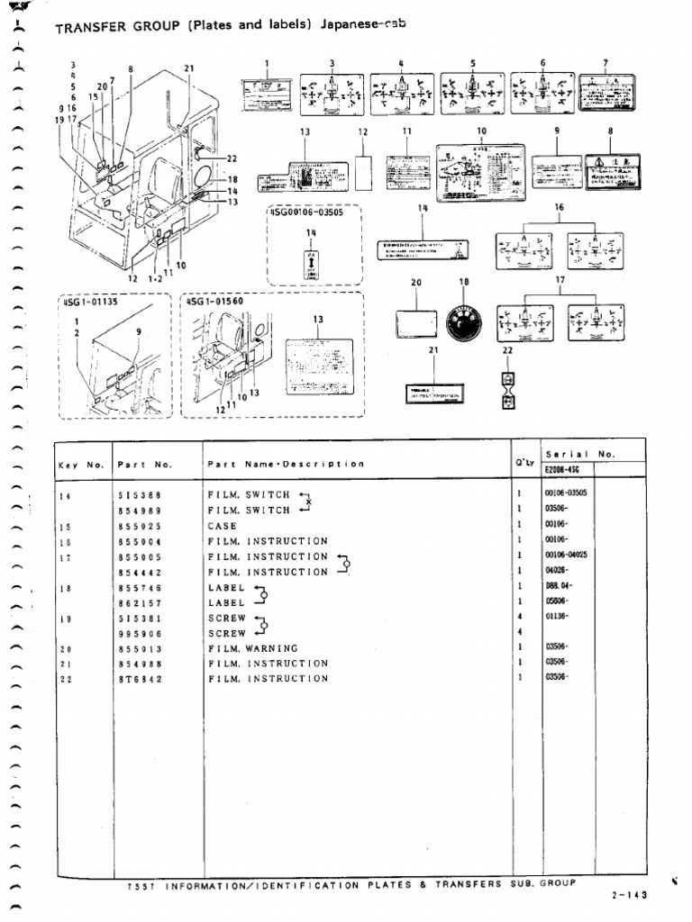 Excavadora E200B 2 | PDF
