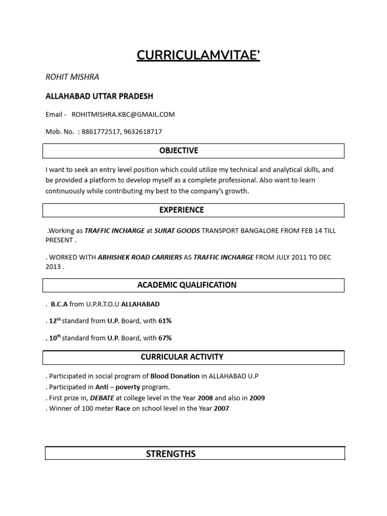 Rohit Resume | PDF